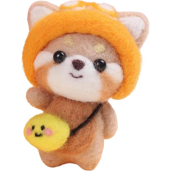 バリエーションコード : 2BUR9TN294「初心者でも安心」この羊毛フェルトキットは、初めての方でも簡単に始められるように設計されています。付属のガイドブックと必要な道具が揃っているため、手軽に可愛い動物のぬいぐるみを作成できます。手作...