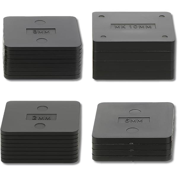 バリエーションコード : 2BURKCOSP5「精密な高さ調整」このレベルスペーサーは、2mm、3mm、5mm、10mmの4種類の厚さで構成されており、24枚セットで提供されます。これにより、あらゆるプロジェクトで必要な高さを正確に調整でき...