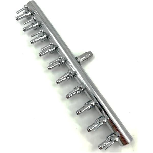 バリエーションコード : 2BUS646CYW「選べるエアー分配器4連 ６連 8連 10連 12連 」飼育水のエアー量を調整できるエアーチューブ 分配器です。エア一チューブは空気入口外径約８mm／エアチューブ4mm規格を接続できる汎用タイプ...