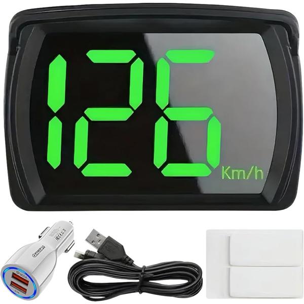 「 “今、何キロ？”が、パッと見てわかる。」 大きく、明るく、見やすいデジタルフォントで、現在の速度をリアルタイムに表示。アナログメーターの針を追いかける必要がなく、運転中でも瞬時に速度を認識できます。視認性の高いシンプルな表示が、安全運転...