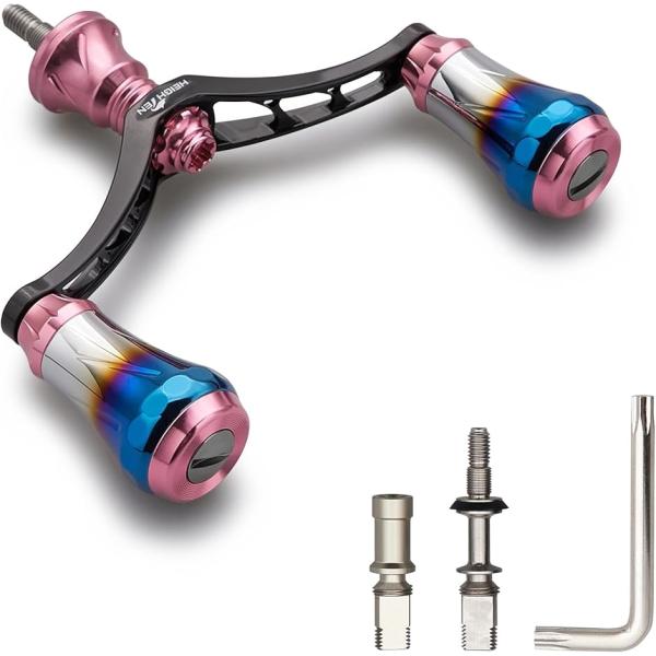 バリエーションコード : 2B49CL9L51「特徴」V4.0ハンドルセット 、V2.0新型6.8g 軽量ノブ搭載。「サイズ」ハンドル軸心距離98mm、V2.0新型ノブ直径20mm 「総重V4.0-98mm」33g(ダイワ用) / 37.5...