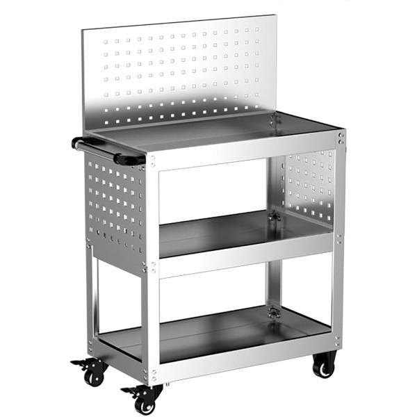 バリエーションコード : 2BUT9DJU16「多機能収納」2段/3段の収納スペースとフック付きの網エリアで、工具や部品を分類して収納でき、様々な用途に対応する多機能設計になります。「ステンレス製」錆びにくく、耐腐食性に優れたステンレス鋼を...