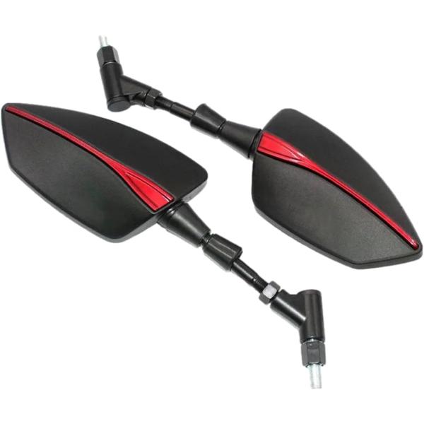 バリエーションコード : 2BUVNY0HRT広角レンズを採用し、後方の状況を広く確認可能なバイク用ミラーです。ライディング中の視認性を高め、スムーズな走行をサポートします。10mm・8mmのアダプター付きで、多くのバイクや自転車への取り付...