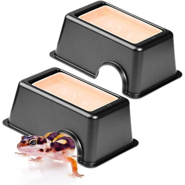 「愛するペットに、最高の隠れ家を」トカゲやヤモリなど爬虫類・両生類のための陶器製ウェットシェルターです。適度な湿度を保つことで、デリケートな脱皮や産卵を力強くサポート。光を遮る安心の洞窟は、日中のストレスからペットを守る快適な寝床になります...