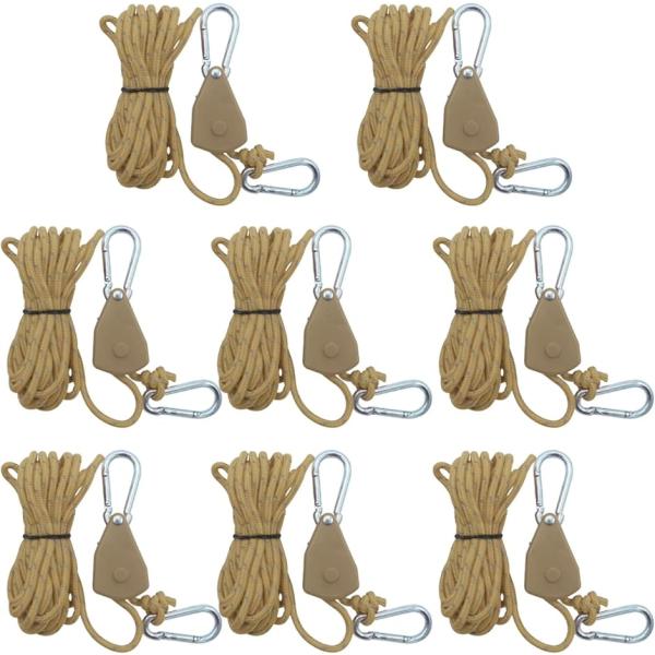 バリエーションコード : 2BJDTUIDJOロープラチェットは、テント、タープ、ペグにカラビナを引っかけ、ロープを引っ張るだけでアッと今に設営完了。ロープワーク自在金具不要で時短、簡単、便利なアウトドア、キャンプ用品。選べる豊富なカラバリ...