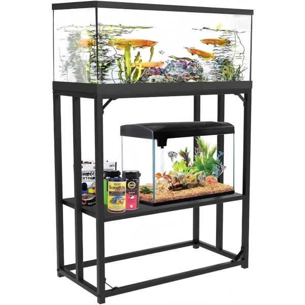 バリエーションコード : 2BUW010T2Q「大容量収納スペース」魚のアクセサリー、魚の餌、掃除用具、水族の装飾品などを効率的に分類して収納できます。それぞれの段は合理的に設計されており、スペースを活用し、家の中を整理整頓された状態に保つ...