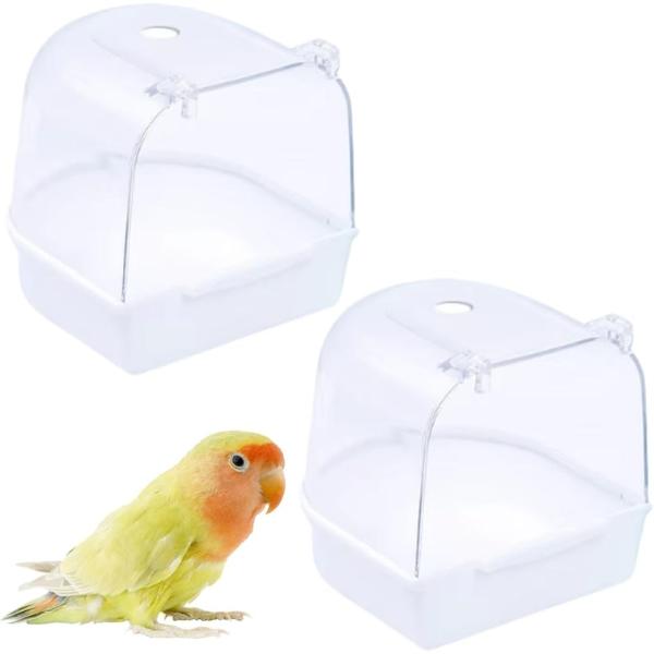 バリエーションコード : 2BUWVDFHNL「小鳥の健康維持をサポート」水浴びは、小鳥が羽の汚れや寄生虫を落とし、体を清潔に保つために欠かせません。このバードバスは、羽の美しさを保ち、健康的な生活をサポートします。「ストレスを軽減するリフ...