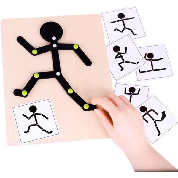 48種類のポーズカードで創造力を自由に発揮 付属の48種類のポーズカードを使えば、木製マネキンをカード通りに再現して遊ぶことができ、子供から大人まで創造力や観察力を楽しみながら育めます。ポーズを忠実に再現する過程で手先の器用さや集中力も鍛え...