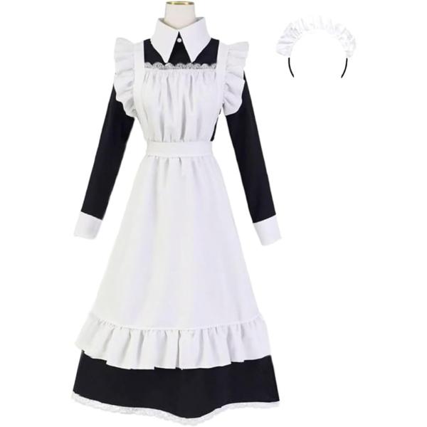 バリエーションコード : 2BUWWN4DT3男性用メイド服セットは、高身長なメンズでも快適に着用できる大きいサイズ。小さい、短い、動きにくいなどサイズがなくてメンズメイドコスプレをあきらめていたあなたの救世主。ハロウィン、文化祭、イベント...