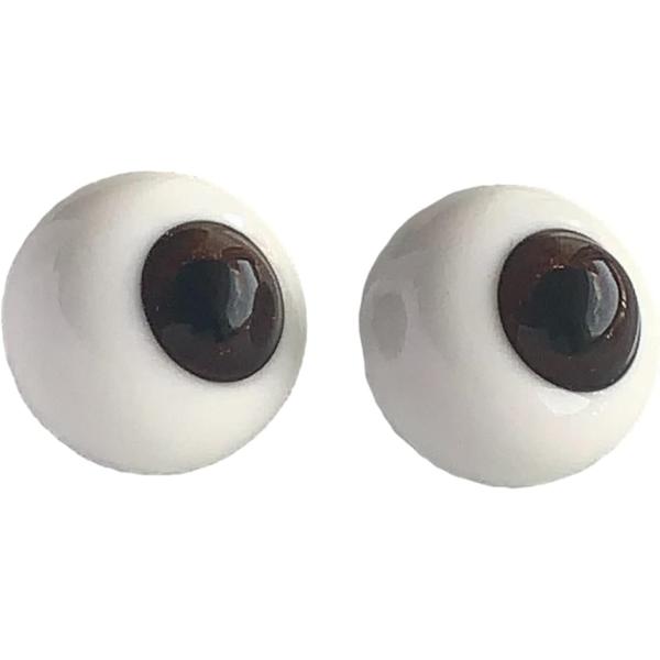 バリエーションコード : 2BUX9PFC5L透明感と発色が美しいレッド系グラスアイです。ガラス製ならではの輝きで、人形やフィギュア、球体関節人形（BJD）などの作品に生命感を与えます。クラフト・手芸・造形などの用途に適したドールアイです。...