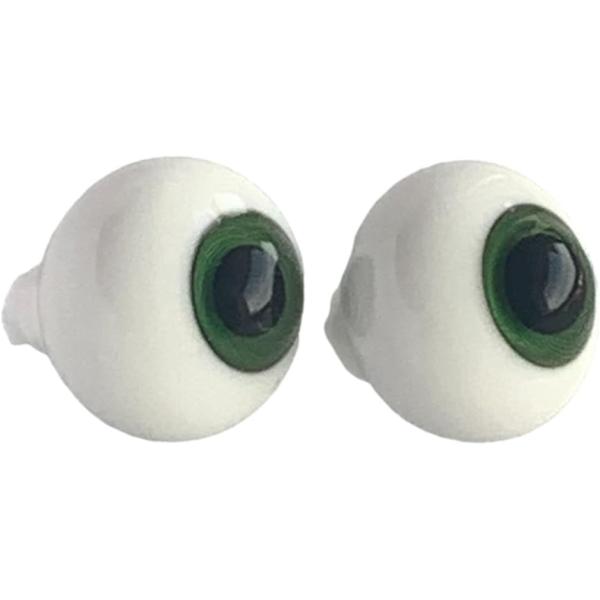 バリエーションコード : 2BUXUFHJ24透明感と発色が美しいグリーン系グラスアイです。ガラス製ならではの輝きで、人形やフィギュア、球体関節人形（BJD）などの作品に生命感を与えます。クラフト・手芸・造形などの用途に適したドールアイです...