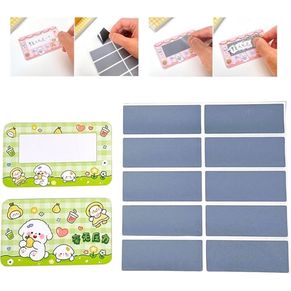 バリエーションコード : 2BUXLR6VQ5カードサイズ：横9cm x 縦5.5cmスクラッチシールサイズ：横6.5cm x 縦2.5cm入り数：100セット韓国風キュートなキャラクター