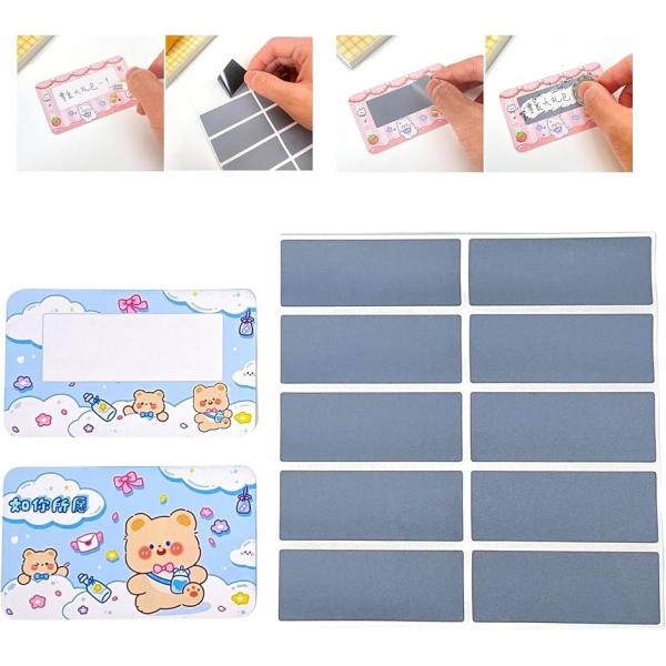 バリエーションコード : 2BUXLR6VQ5カードサイズ：横9cm x 縦5.5cmスクラッチシールサイズ：横6.5cm x 縦2.5cm入り数：100セット韓国風キュートなキャラクター