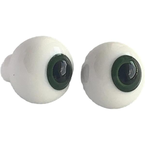 バリエーションコード : 2BUXUFHJ24透明感と発色が美しいグリーン系グラスアイです。ガラス製ならではの輝きで、人形やフィギュア、球体関節人形（BJD）などの作品に生命感を与えます。クラフト・手芸・造形などの用途に適したドールアイです...