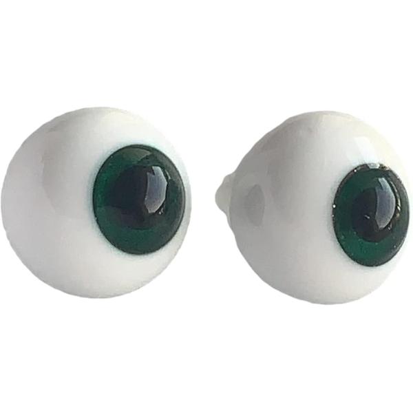 バリエーションコード : 2BUXUFHJ24透明感と発色が美しいグリーン系グラスアイです。ガラス製ならではの輝きで、人形やフィギュア、球体関節人形（BJD）などの作品に生命感を与えます。クラフト・手芸・造形などの用途に適したドールアイです...