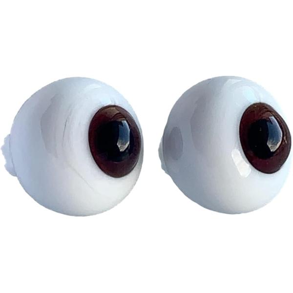 バリエーションコード : 2BUXUF8Y90透明感と発色が美しいブラウン系グラスアイです。ガラス製ならではの輝きで、人形やフィギュア、球体関節人形（BJD）などの作品に生命感を与えます。クラフト・手芸・造形などの用途に適したドールアイです...