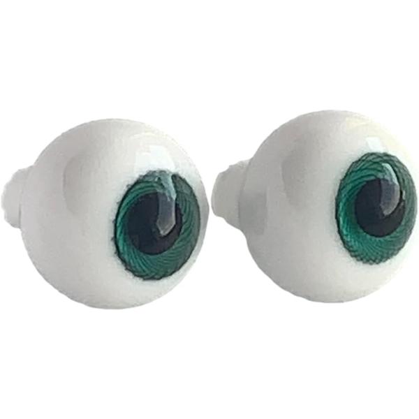 バリエーションコード : 2BUXUFHJ24透明感と発色が美しいグリーン系グラスアイです。ガラス製ならではの輝きで、人形やフィギュア、球体関節人形（BJD）などの作品に生命感を与えます。クラフト・手芸・造形などの用途に適したドールアイです...