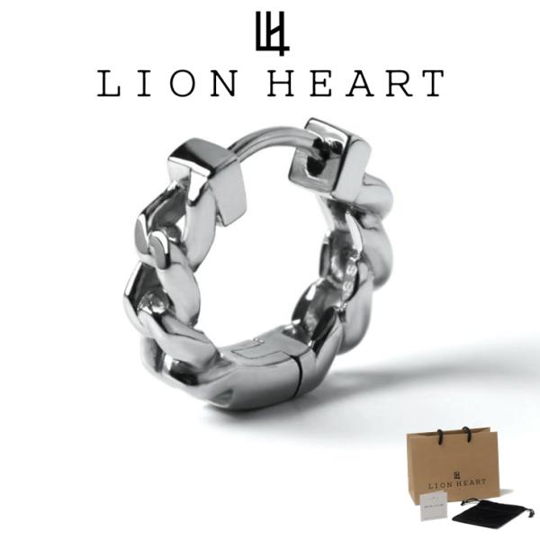 LION HEART ライオンハート【商品】ライオンハート ピアス メンズ レディース ＜限定展開＞ LH-1 キヘイ チェーン フープ サージカルステンレス316L（金属アレルギー対応）LH-03EA046【色】シルバー【サイズ】本体直径...