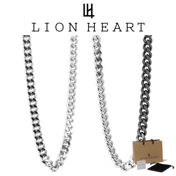 LION HEART ライオンハート【商品】ライオンハート ネックレスチェーン メンズ WEB限定 チェーンネックレス 6.5mm幅カット喜平 サージカルステンレス316L 金属アレルギー対応 LH-03NC0075【色】シルバー / ブラ...