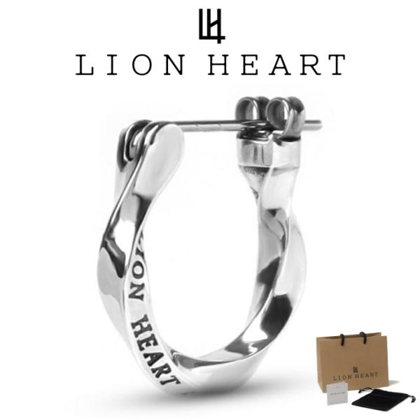 LION HEART ライオンハート【商品】ライオンハート ピアス メンズ レディース クロッシングピアス ツイストクラシックロゴ LH for Gift SN925 LH-1EA197【色】シルバー【サイズ】本体約：1.65cm×1.57...