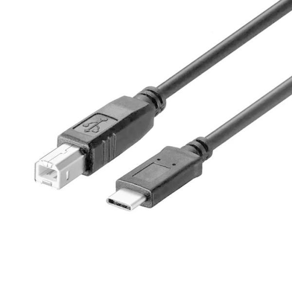 USB C　オス to Type B オス　ケーブル 2メートル　スキャナーケーブル プリンターなど対応可能のケーブルです。【商品仕様】・コネクタ形状: USB Type-Cオス - USB2.0 Standard-Bオス・対応機種:USB...
