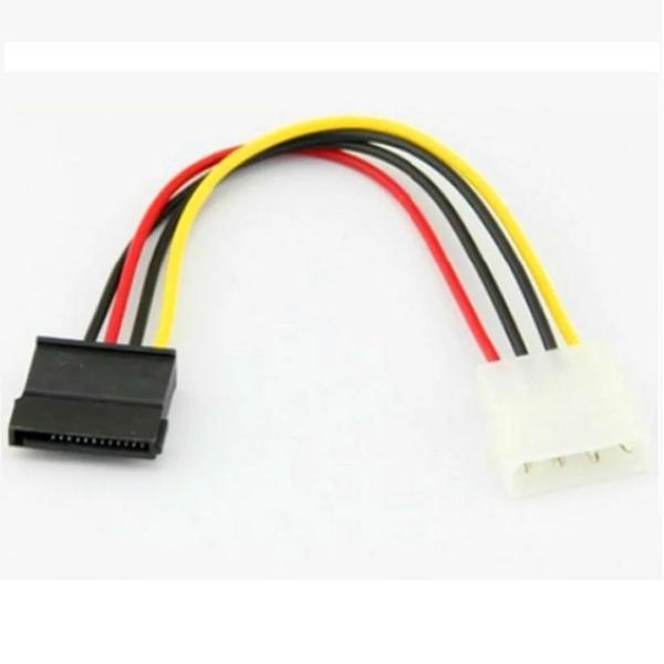 SATA シリアルATA電源変換ケーブル　4ピン→ シリアル15ピンに変換ケーブル