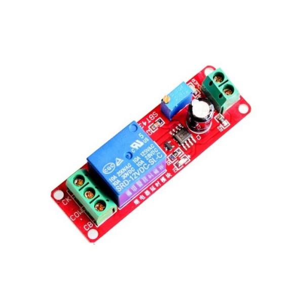 【商品基本仕様】■商品寸法:　約 67.5mm x 21.1mm。■搭載IC：NE555(TI社NE555P相当品)■動作電圧: DC12V。■制御電圧:.AC0〜220V/ 最大.10A■最大負荷：2000W。■遅延時間調整範囲：0秒〜10秒