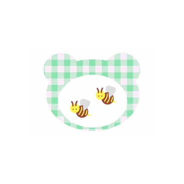 ■特徴クマの中の部分がくりぬきになっていますので、写真を入れることができます。（中のイラストは別にお使いいただけます）シールになっています。切れ目が入っていてハサミ等は必要ありません。若干のカットのずれはご了承くださいませ。■サイズ用紙全体...