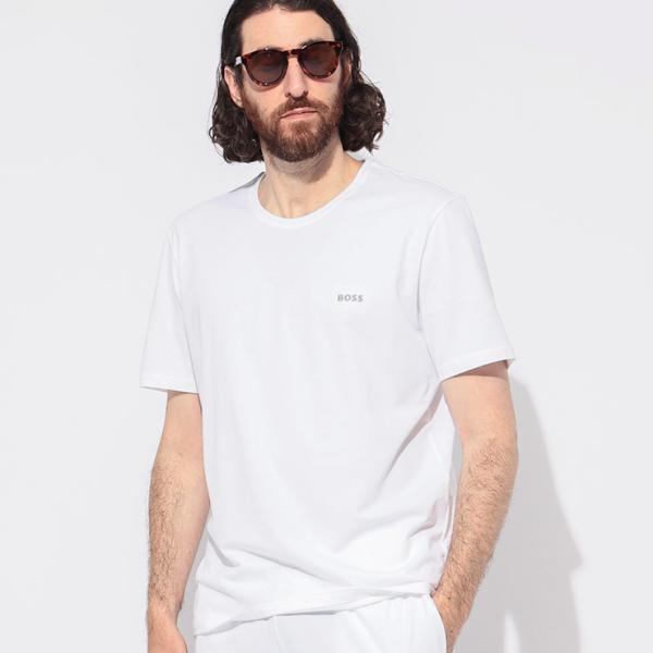 HUGO BOSS（ヒューゴ ボス）は、ドイツ発のラグジュアリーファッションブランドで、クラシックなスタイルと洗練されたデザインが特徴です。BOSS MenswearのアイコニックなTシャツ。ロゴの刺繍をあしらった、ストレッチジャージーのレ...