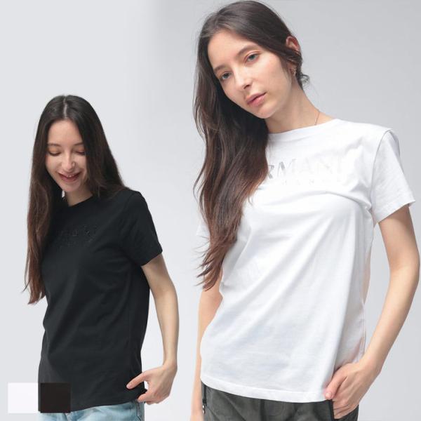 Armani Exchangeは、若者向けのスタイリッシュで手頃な価格のファッションブランドです。フロントに配されたブランドロゴを繊細なラインストーンで表現し、光の角度によって上品に煌めくリュクスな表情を演出。シンプルなクルーネックのボディ...