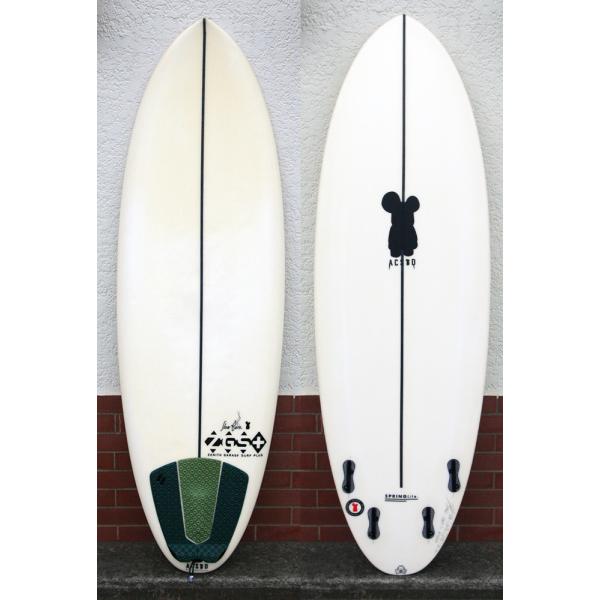 ☆USED BOARD☆ ■ブランド：ACSOD　日本正規品■シェイプ：ALEX CREWS／アレックス クルズ (AUS)■モデル　：SLOW BURN (EPS／SPRING Lite)■サイズ　：5'8(172.7cm) x 20,1...