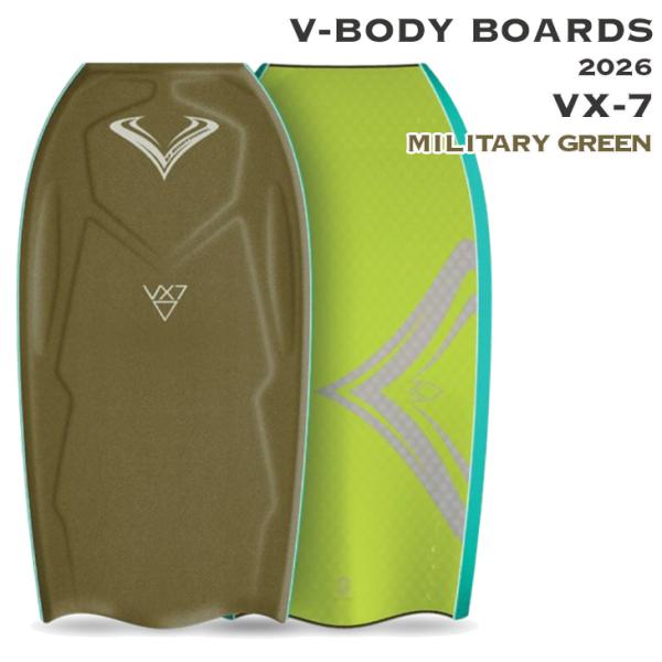 ■商　品：V-BODY BOARDS VX-7　2026モデル■サイズ：93cm・95cm・97cm・99cm・101cm■カラー：ミリタリーグリーン■プラグ：ご希望の方にはプラグ&amp;取付け料をサービスします※在庫僅少につきご注文前に...