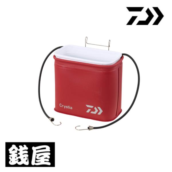 ●商品名：ダイワ クリスティア ワカサギ 活かしバッカンH21(B)レッド●素材：EVA●カラー：レッド●本体外寸（cm）：約12×21×20