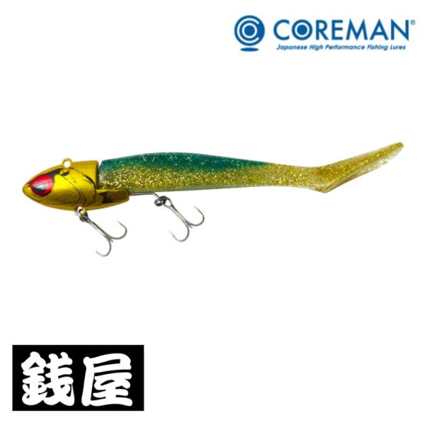 ■ LURE SPEC ■LENGTH： 135mmWEIGHT： HEAD 36g / WORM 8gRING： コアマン オリジナル #2HOOK： がまかつ トレブル13 #8WORM： コアマン アルカリシャッド 110mm■ FE...