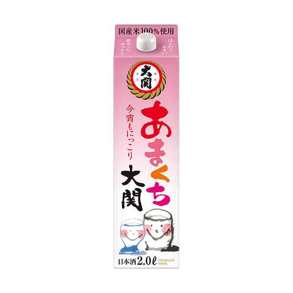 商品詳細品名大関　あまくち大関商品説明ほんのりとした甘さと、すっきりとした後味が特長の淡麗甘口な日本酒です。容量2000mlアルコール度数14〜15％原材料米（国産）、米こうじ（国産米）、醸造アルコールリニューアルに伴い、パッケージ・内容等...