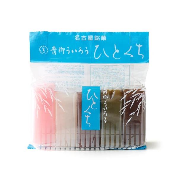 内容　くろ しろ 抹茶 さくら 上がり　各1個賞味期限　製造日より20日アレルギー特定原材料　小麦サイズ　縦11.5横10.5高さ4.3cm「青柳ういろう」の風味とおいしさをそのままに、ひとくちタイプにしました。もっちりとした歯ごたえと素朴...