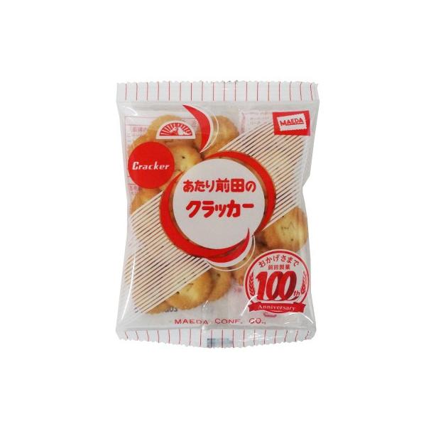 ＜あたり前田のクラッカー小袋　25ｇ×10袋入　1袋　前田製菓（株）＞中身１袋の大きさ：縦13ｃｍ×横10.5ｃｍ【送料の目安】　当商品のみの場合、嵩的に数量40（中身400袋）まで送料１個口料金で発送できます！　他のお菓子と同梱可能です。...