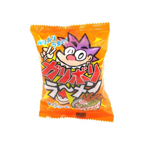 〈ガリボリラーメン　しょうゆ味　21袋入〉【送料の目安】　ガリボリラーメンしょうゆ味21袋入を嵩的に数量28（588袋）まで　送料１個口料金で発送できます！　他のお菓子と同梱可能です。（送料無料商品、お菓子袋詰め合わせを　除く）【注意事項】...