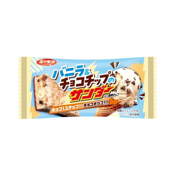 【送料の目安】バニラ＆チョコチップのサンダー20個入を嵩、重さ的に数量32BOXまで　送料１個口料金で発送できます！　他の商品と同梱可能！（送料無料商品、お菓子袋詰め、メーカー直送　商品を除く）【注意事項】・27℃以下で保存してください。・...