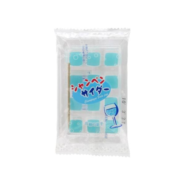〈シャンペンサイダー餅　12粒入×20個　共親製菓（株）〉【送料の目安】　当商品のみの場合、嵩的に数量40（800個）まで　送料１個口料金で発送できます！　他のお菓子と同梱可能です。（送料無料商品、お菓子袋詰め合わせを除く）【注意事項】・パ...
