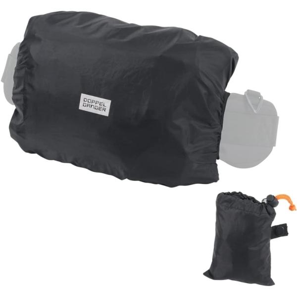 DOPPELGANGER ドッペルギャンガー ウエストバッグレインカバー DRC624-BK【バイク対応のウエストバッグレインカバー】 DRC624-BK W39×H30cm 4580742231345