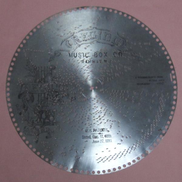 レジーナ　ミュージックボックス・オルゴール　オリジナルディスク15 1/2inch(39cm)互換できる機種　Regina、Polyphone、 Porter 曲名　Wedding March 結婚行進曲　真夏の夜の夢より　作曲者　メンデル...