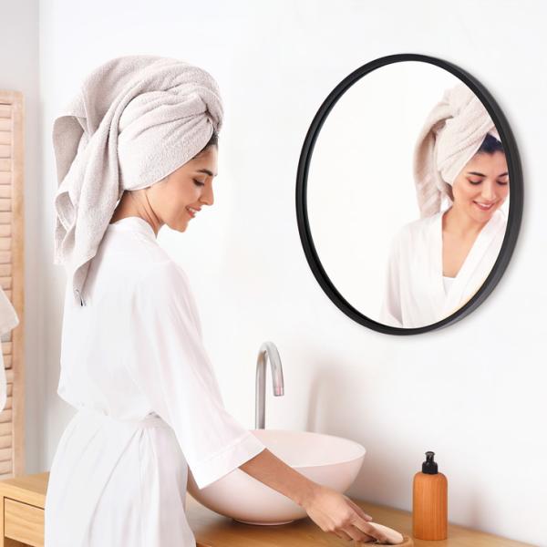 【発売日：2023年09月18日】【商品仕様】材質：シルバーミラー＋鉄製フレーム(粉体塗装)サイズ：（約）直径45cm、本体重量：（約）2kg【高品質の素材】フレームは粉体塗装された鉄製品のため、トイレ、洗面室と浴室のような高湿度環境でも錆...