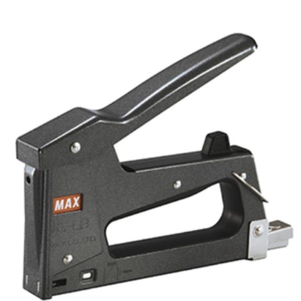 ●特長　・軽いハンドル荷重と、手にやさしいハンドル　・形状により連続作業で疲れにくいです。●使用可能ステープル　・T4-7M-L・T4-10M-L　・ステープル足長さ：7・10mm●サイズ　・高さ：132mm×幅：29mm×長さ：186mm...