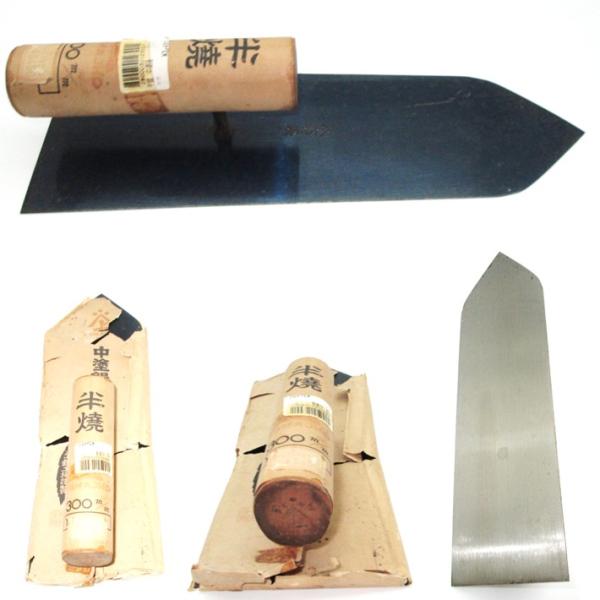 ●サイズ　・全長：約300mm　・ヒラ：先；約100mm　　　　：元；約115mm　・通り：約300mm　・ 柄 ：約145mm　・柄首：約29mm※長期の倉庫保管品で、サビが出ている部分があります。※柄も変色している部分があります。