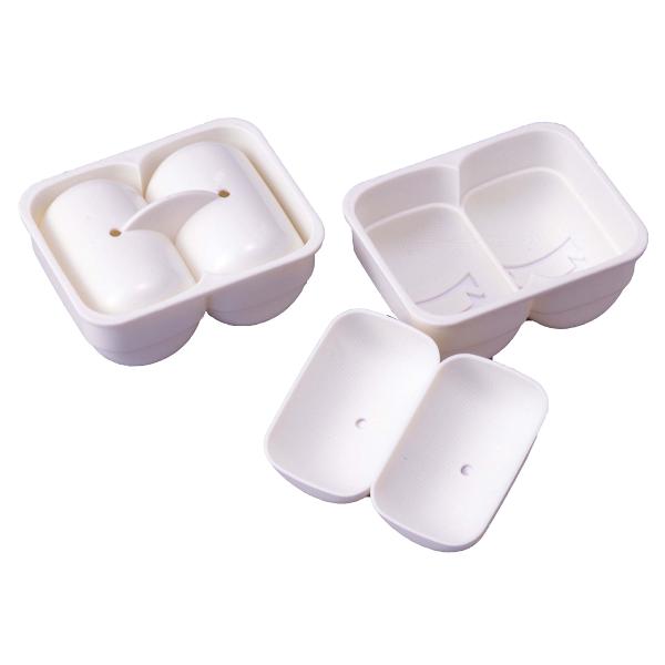 【商品概要】商品サイズ (幅×奥行×高さ) :70×48×125mm原産国:日本内容量:1個入材質:ポリプロピレン【商品説明】【商品詳細】ブランド：トルネ商品種別：ホーム＆キッチン商品名：トルネ エンボス加工 俵おむすび型 ホワイト 1個入...