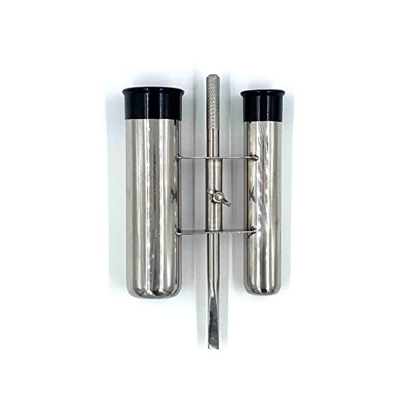 【商品概要】【商品説明】マルシン漁具　Marushin DRAGON 　ピトン竿立て ツインロッドホルダーミックス　 / 磯釣り フカセ釣り グレ釣り チヌ釣り サオ立て ・大切なロッドを傷つけない合理的かつシンプルな形状のロッドホルダー。...