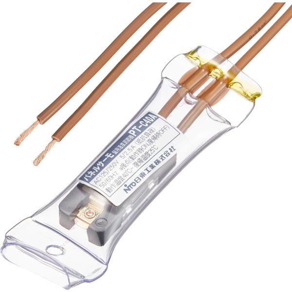 【商品概要】※掲載画像は商品シリーズの代表画像です。実際の商品とは異なります。●入数(台)：1<br>●寸法ヨコ/タテ/フカサ(mm)：27/85/9<br>●温度定格(動作温度/復帰温度)：約40℃/約25℃&lt...