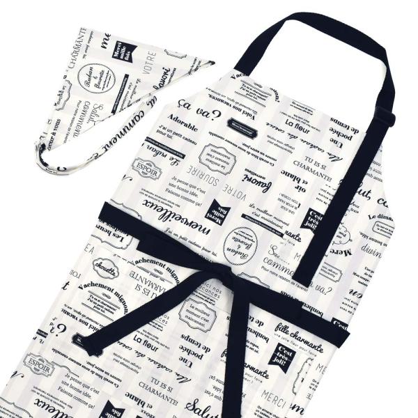 【商品概要】エプロン:身幅約79cm 着丈約75.5cm 腰ひも約90cm三角巾:幅約56cm 長さ約29cm ひも約24cm※商品の仕様上、生地の厚みによって若干の誤差が発生する場合がございます。予めご了承ください。素材 本体:綿100%...