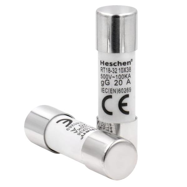 【商品概要】電流：20A gGサイズ：10X38mm / 0.4 "X1.5"定格：500VAC 100kA、690VAC 50kACE TuV がリストされています20個入りパック【商品説明】<li>主に過負荷や短絡から電気回...